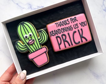 Letterbox Biscuits Sorry Youre Leaving New Job Gifts Farewell Gifts ...