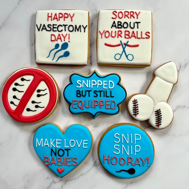 Vasectomy Biscuits/vasectomy Cookies/vasectomy Gifts/vasectomy - Etsy
