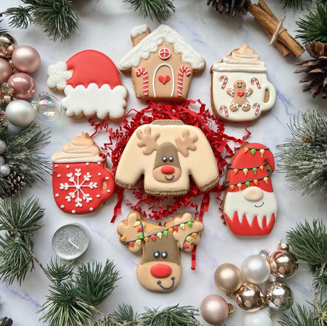 Christmas Biscuit Bundle Christmas Cookies/christmas Biscuits/christmas ...