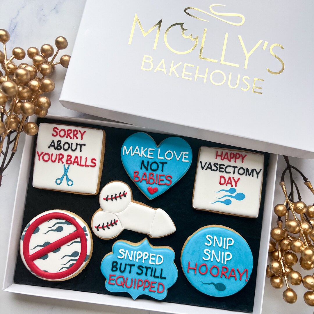 Vasectomy Biscuits/vasectomy Cookies/vasectomy Gifts/vasectomy Presents ...