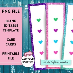 Blank Editable Template to Create Package Inserts, Wristlet, Makeup ...