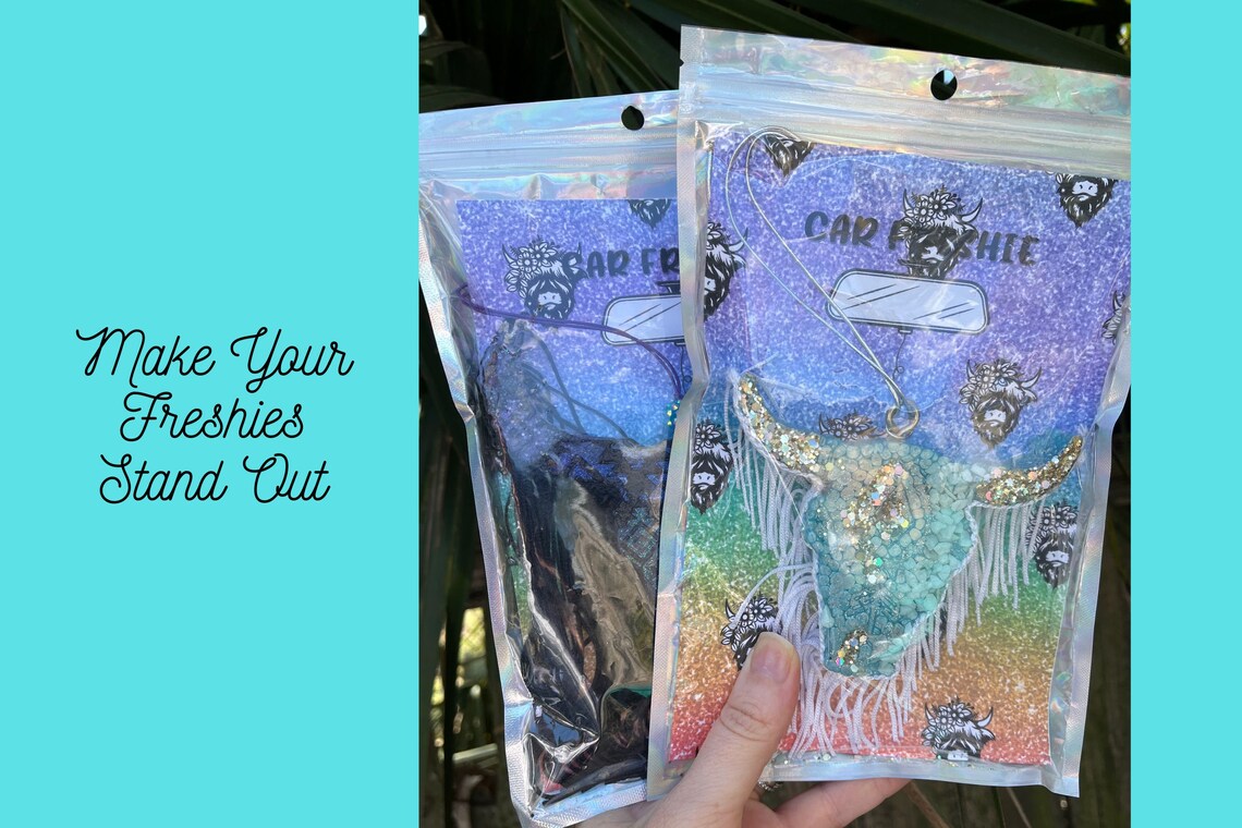 Freshie Card Insert Digital Download PNG PDF File Highland Cow Care ...