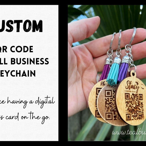 Qr Code Business Card Plastic - Etsy