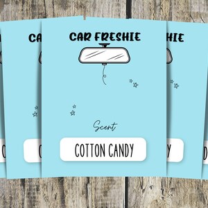 Freshie Card Inserts for Freshie Packaging PNG Digital File Only - Etsy
