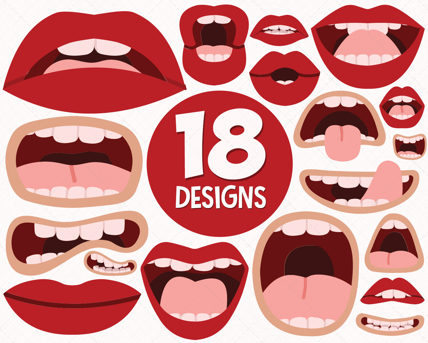 Mouth Yelling Clipart