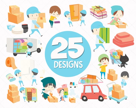 25 Moving SVG Moving Clipart Moving Illustration Moving - Etsy