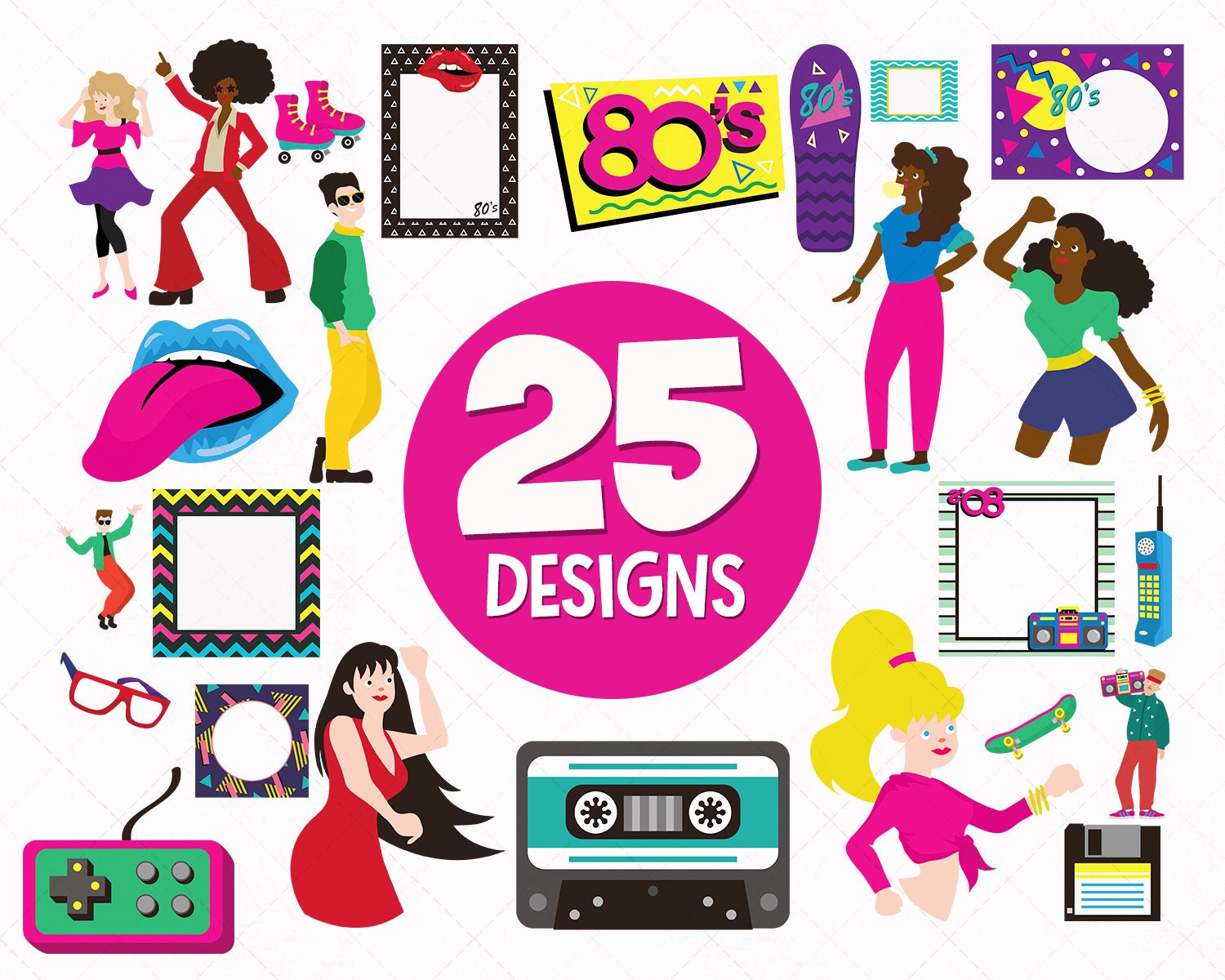 80s SVG Design Svg Retro Svg Png 80s Svg Files for | Etsy New Zealand