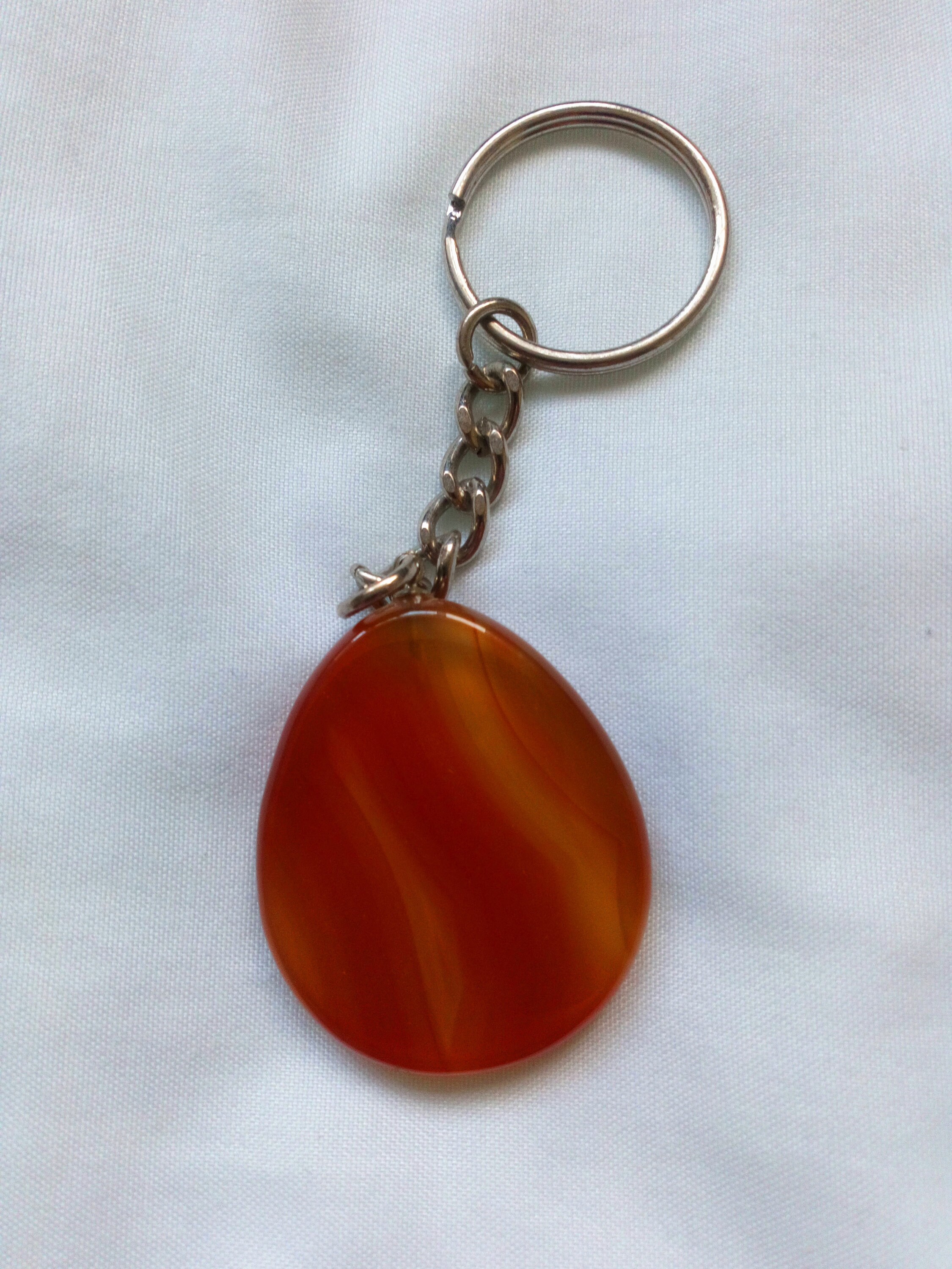 Freeform Crystal Keyring Hematite, Goldstone, Carnelian, Sodalite ...