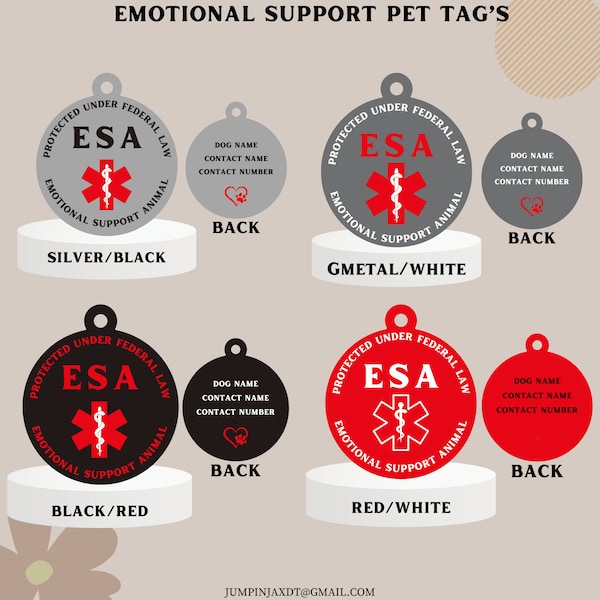 Emotional Support Dog - Etsy