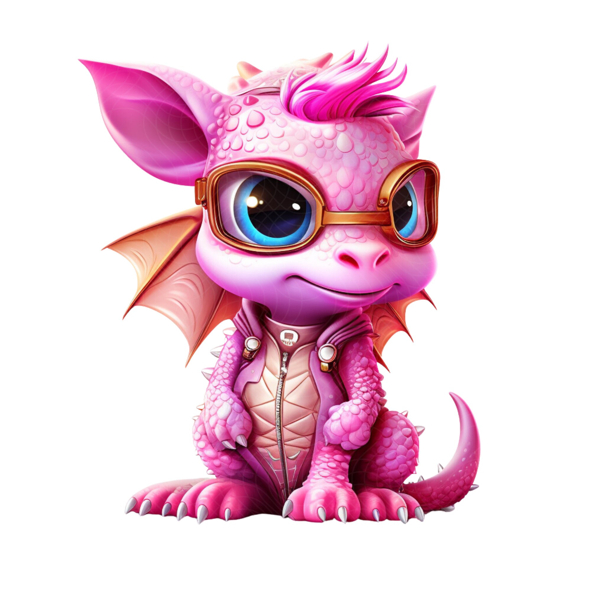 Cute Alien, Instant Digital Download, Bundle of 6 Adorable Pink Alien ...