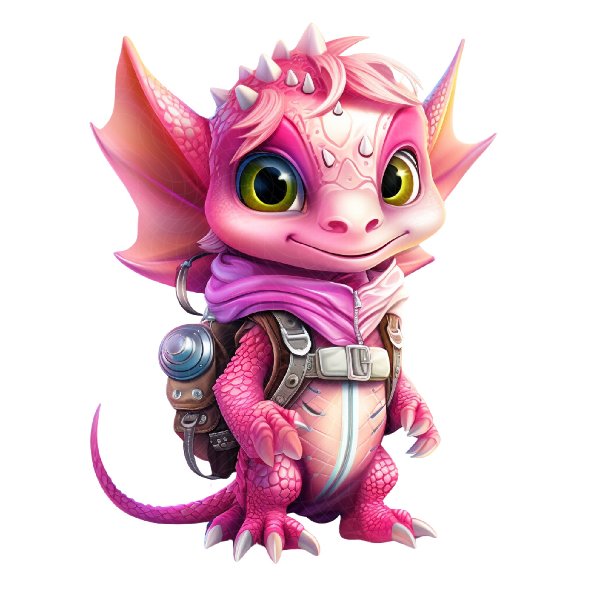 Cute Alien, Instant Digital Download, Bundle of 6 Adorable Pink Alien ...