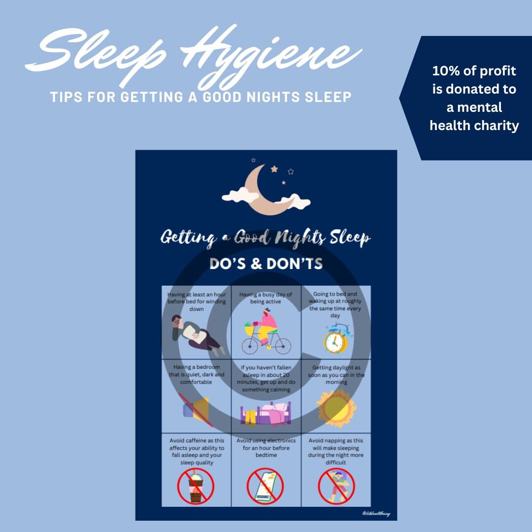 Sleep Hygiene Printable - Etsy