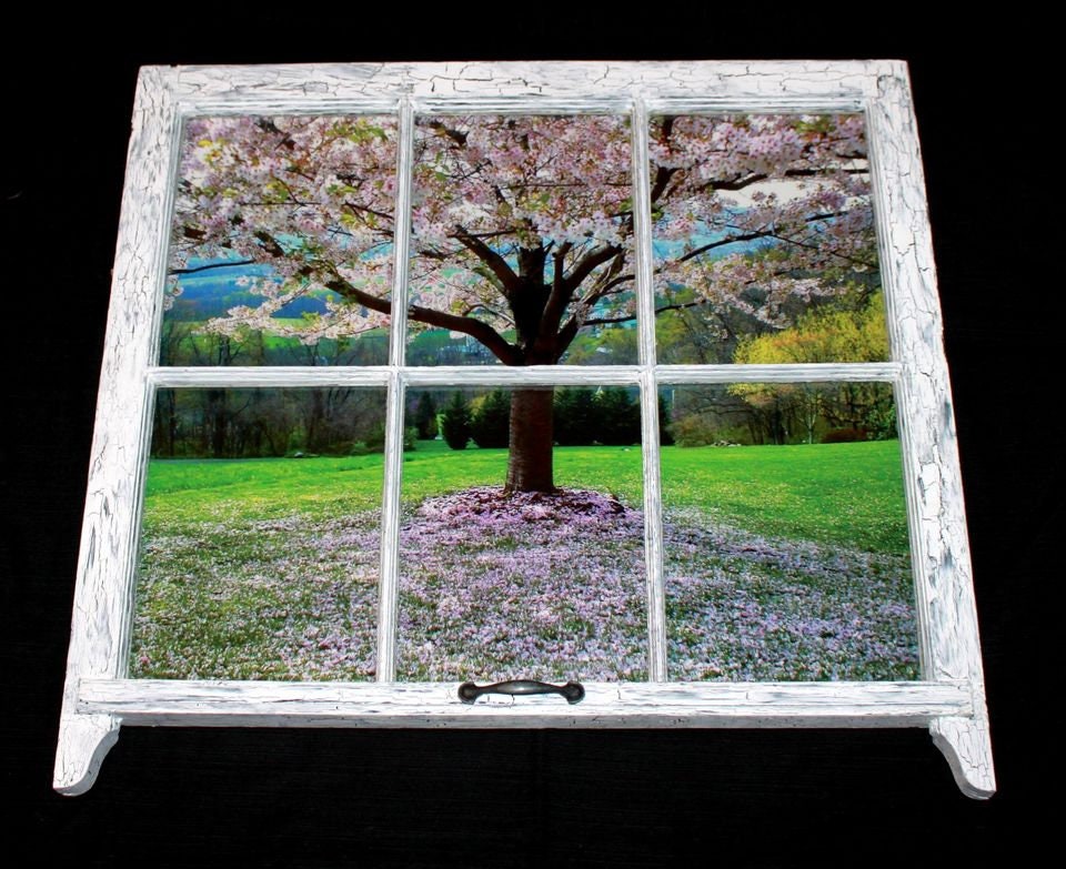 Scenic Prints in Reclaimed Farmhouse Windows - Etsy