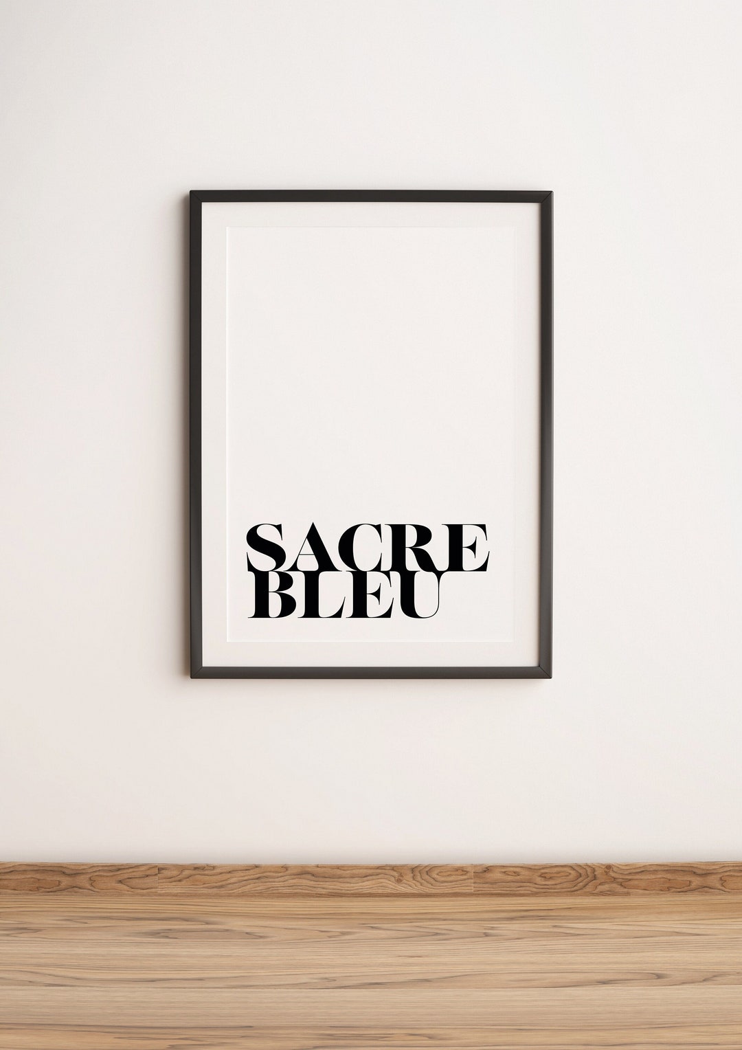 Sacré Bleu | Gallery Wall | Living Room | Bedroom Print | Home Decor ...