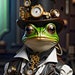 Steampunk Frogs, Digital Art - Instant Download - Etsy