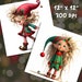 Quirky Girl Elf Clipart, Commercial Use, Whimsical Elf Clipart, 10 X ...