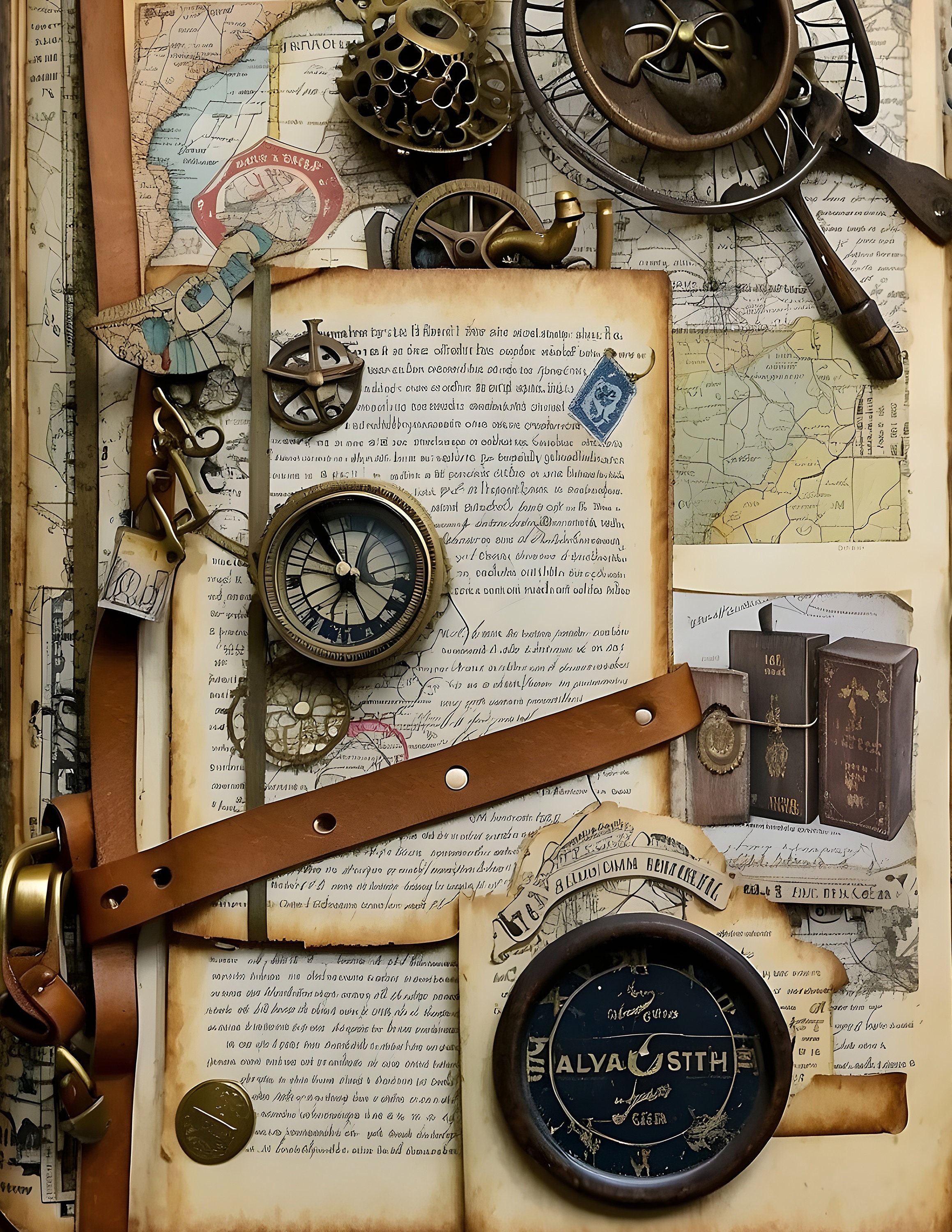 Vintage Travel Ephemera Collection for Memory Keeping & Scrapbooking ...