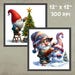 12 Christmas Gnome Clipart - Festive Holiday Digital Download 300 DPI ...