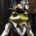 Steampunk Frogs, Digital Art - Instant Download - Etsy