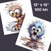 12 Quirky Birds Shocked at Their Reflection Clipart | Funny Bird ...