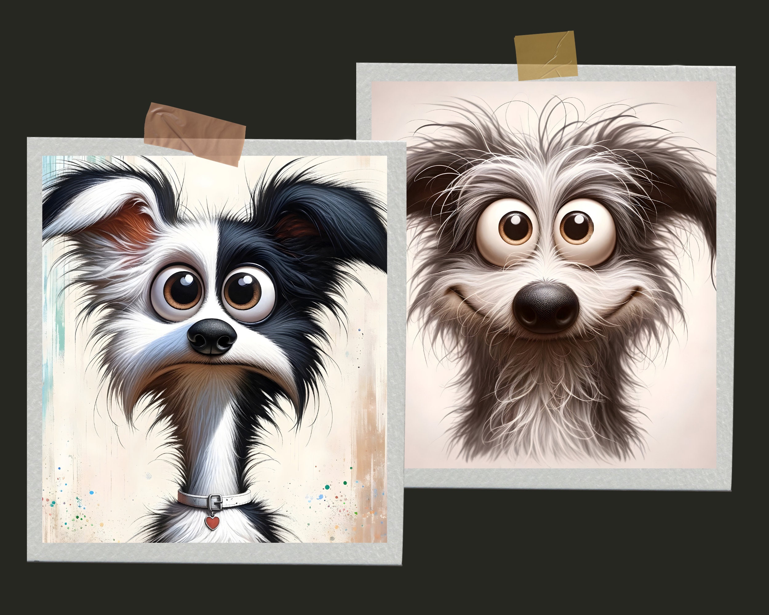 10 Goofy Dog Printables, Funny Dog Images, 300dpi, Printable Download ...