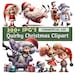 Commercial Use, Christmas Clipart Bundle, 300+ Fun & Quirky Images, 12 ...