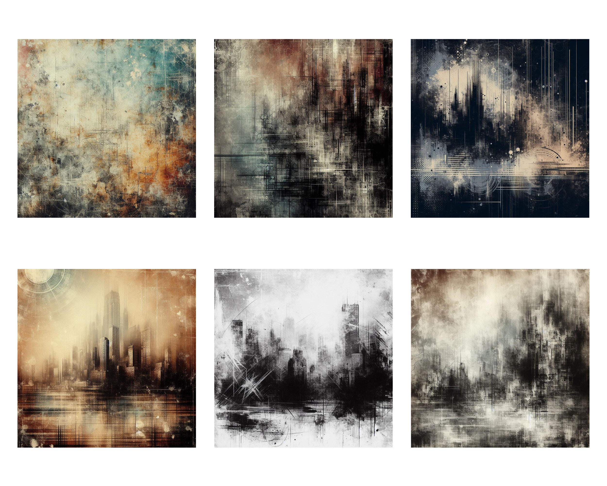 Industrial, Grunge, Printable Papers, Junk Journal, Steampunk, Grungy ...