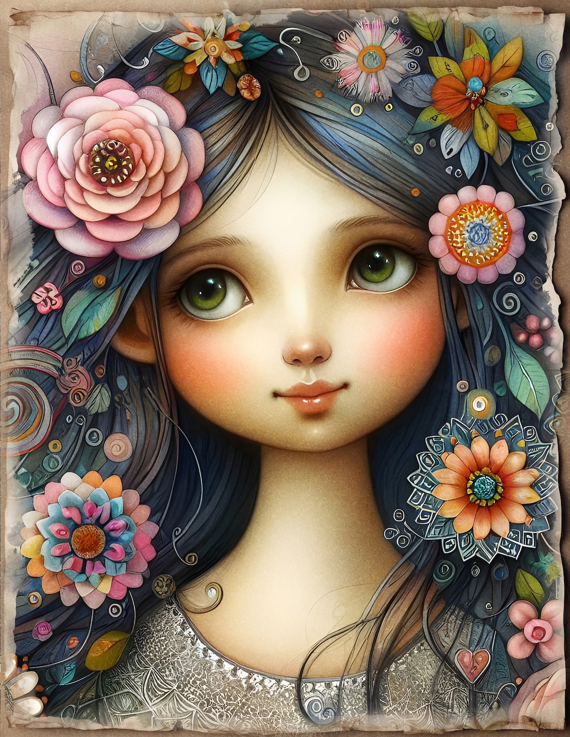Whimsical Girls Junk Journal Pages, Ephemera MEGA Kit (digital) - Etsy