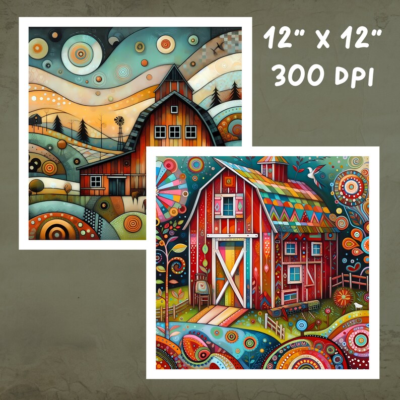 15 Whimsical Barn Clipart, Commercial Use, Quirky Barn Clip Art, 300 ...