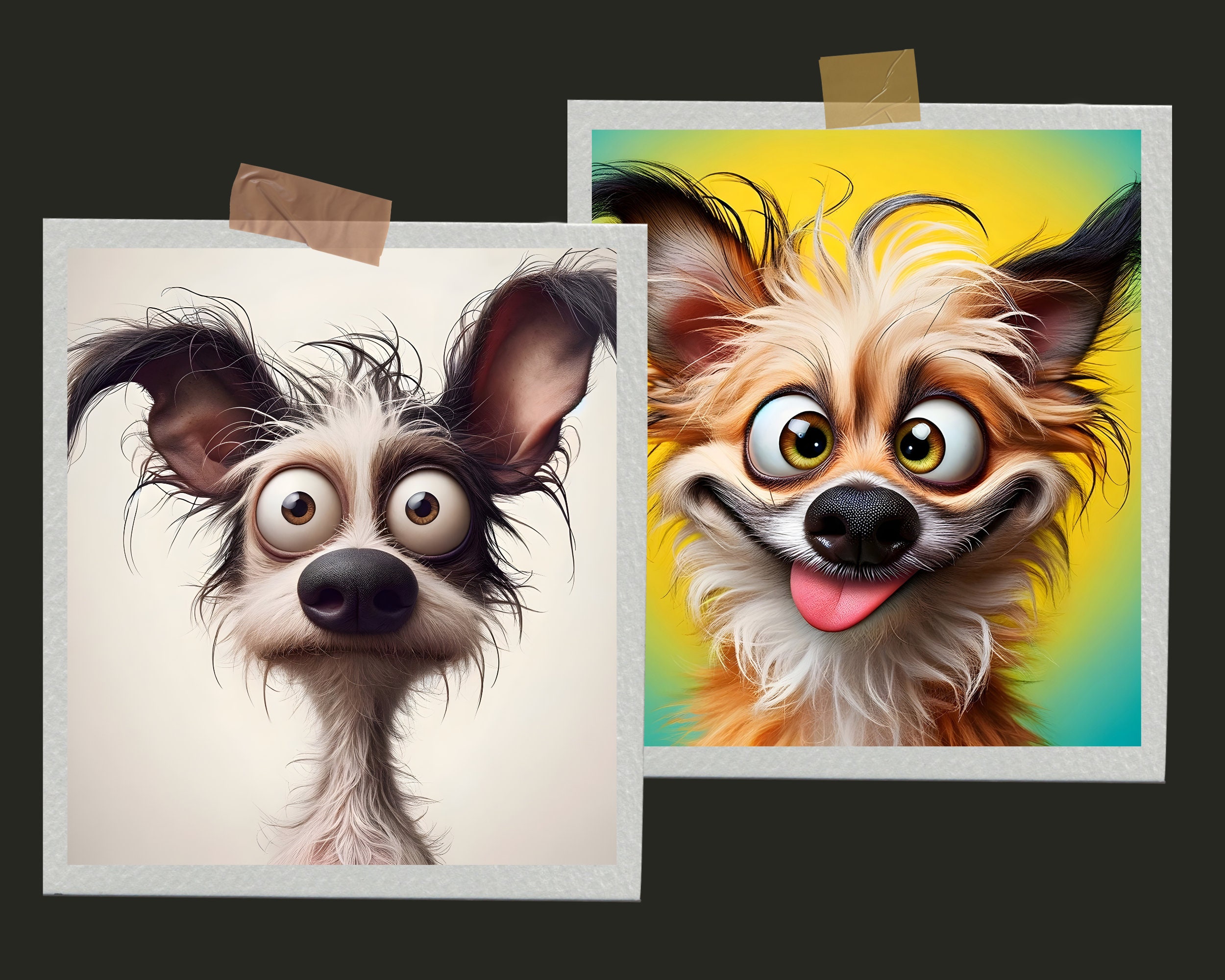 10 Goofy Dog Printables, Funny Dog Images, 300dpi, Printable Download ...