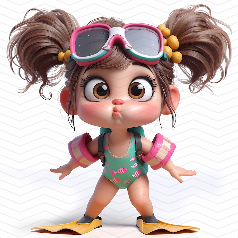 Beach Girls Clipart - Etsy