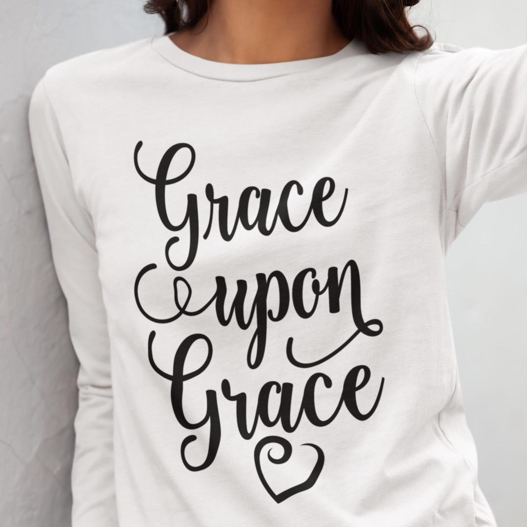 Grace Upon Grace PNG, Christian Png, Inspirational Png, Bible Verses ...