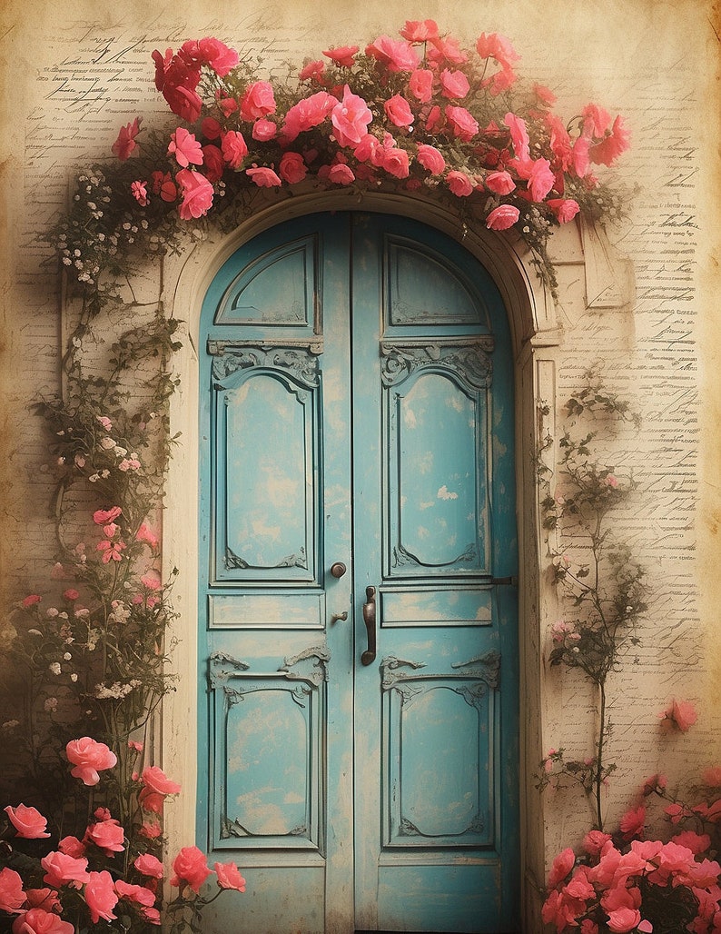 Vintage Doorways, Nostalgic Ephemera Collection for Memory Keeping ...