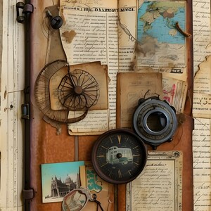 Vintage Travel Ephemera Collection for Memory Keeping & Scrapbooking ...