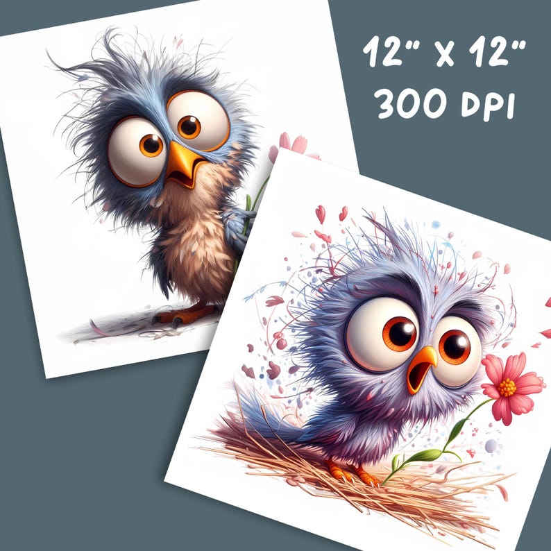 Watercolor Bird Clipart Bundle: 15 Whimsical Springtime Jpgs ...