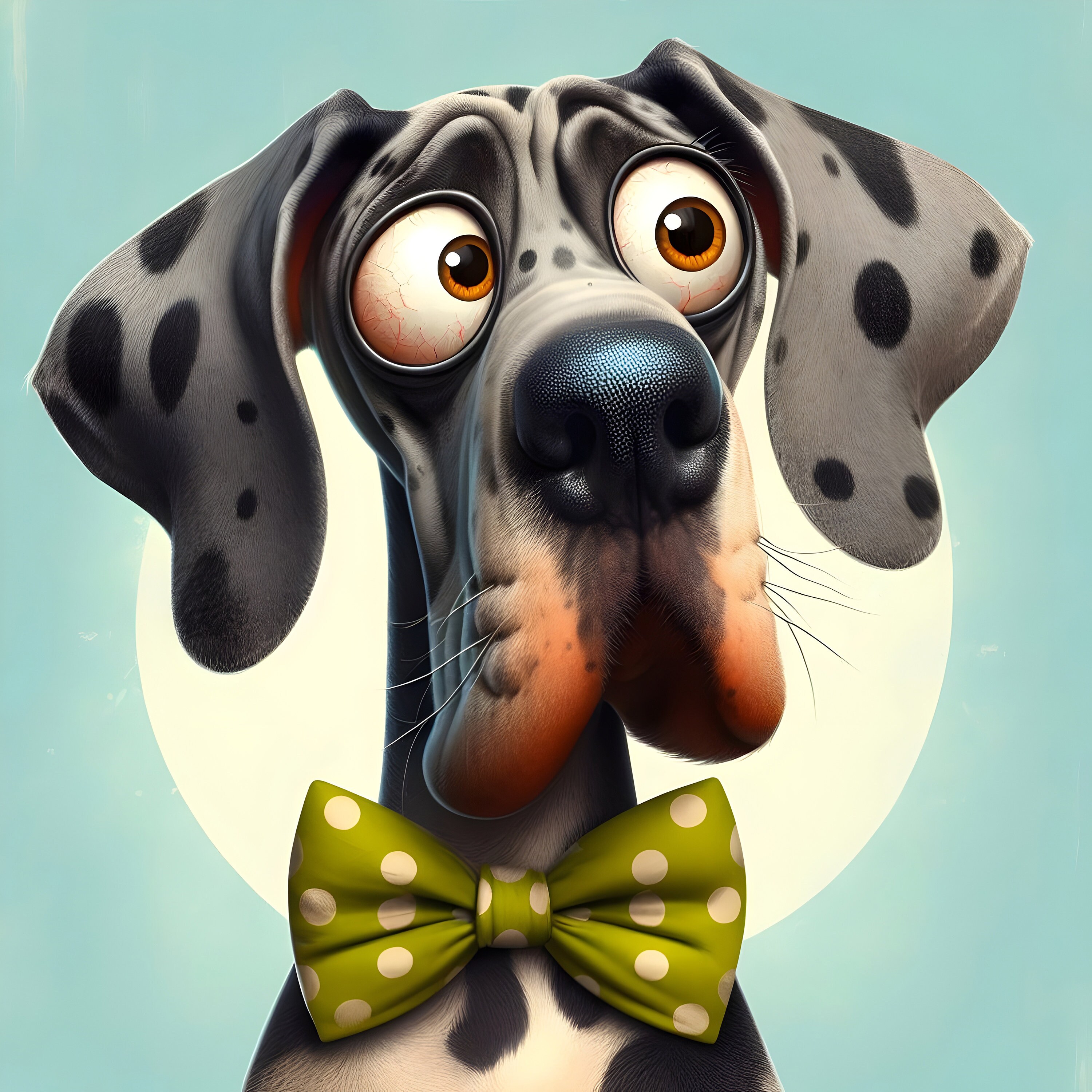 20 Funny Great Dane Portraits, Mixed Media Art (digital Download) - Etsy