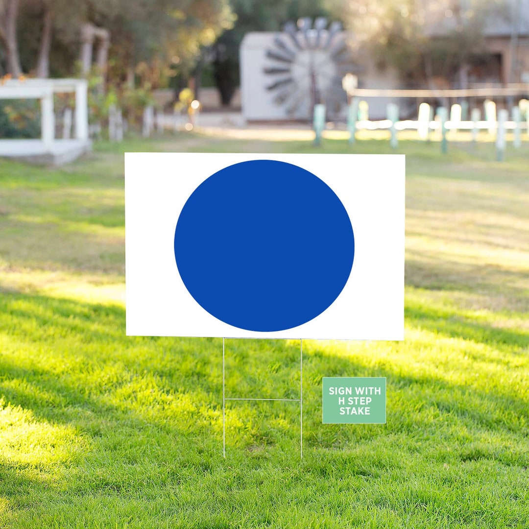 Blue DOT Democrat Yard Signs 24x18 Double Sided 10 Pack - Etsy