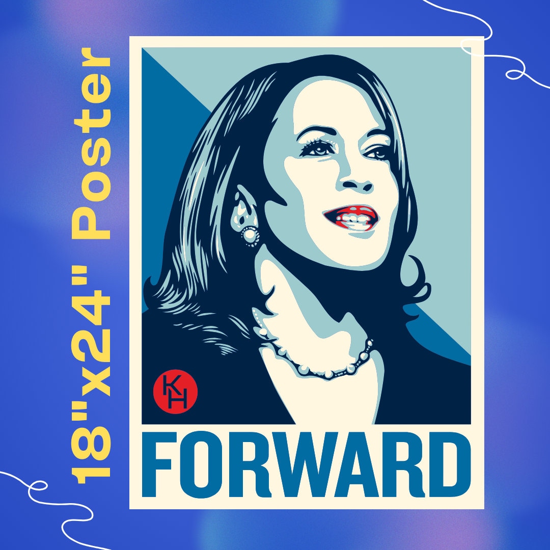 Kamala Harris FORWARD 18x24 Poster - Etsy