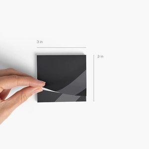 250 Custom Sticky Note Pads Business Logo Personalize // Stick Paper ...