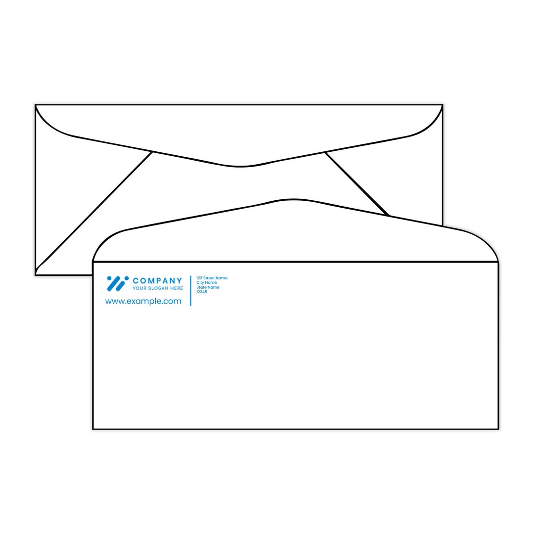 Standard Envelopes (4.125”x9.5”) With or Without a Window - FREE Design ...