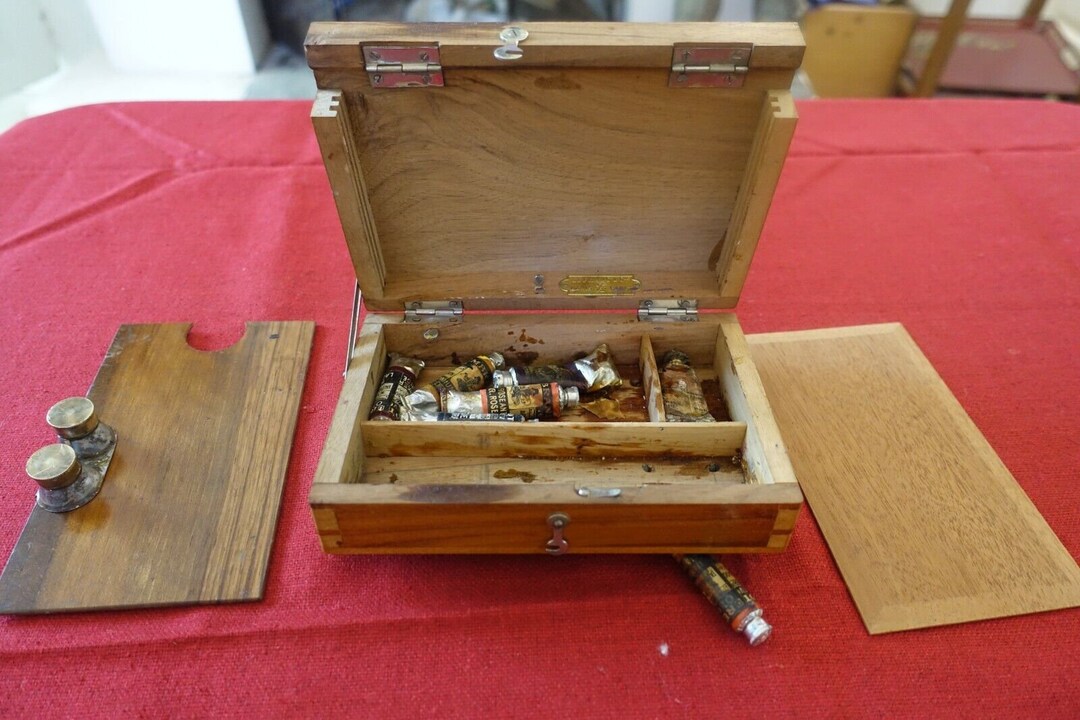 Rare Old Miniature Painter's Case Mini Painting Box - Etsy