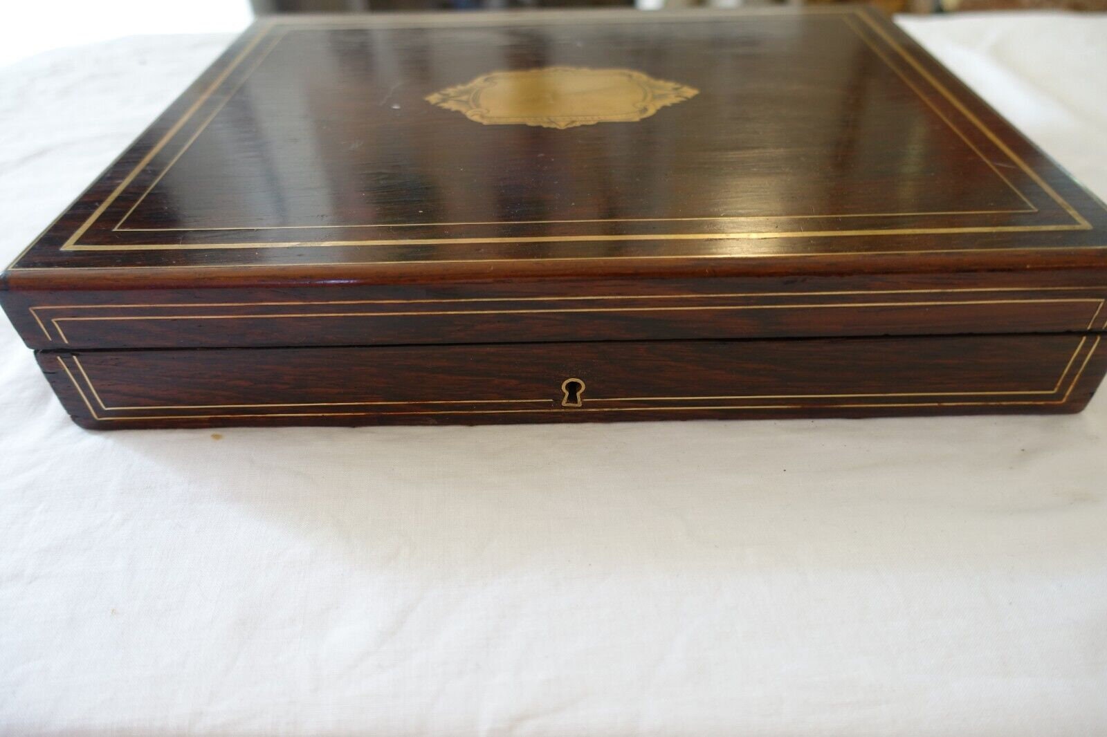 Game Box Cards Box Antic French Vintage Mahogany - Etsy