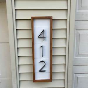 Custom Large Wooden Address Sign - Etsy