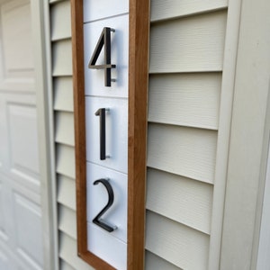 Custom Large Wooden Address Sign - Etsy