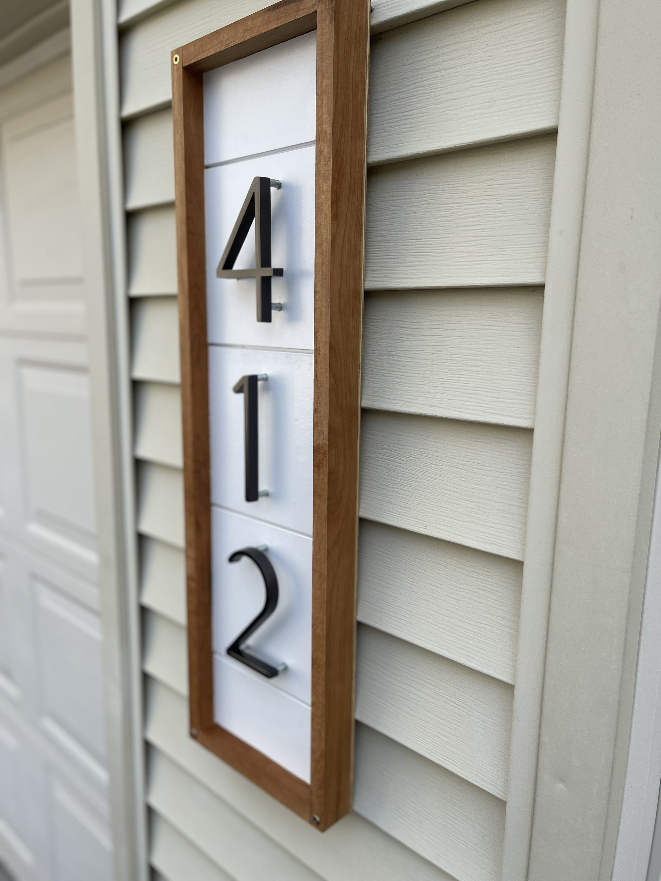 Custom Large Wooden Address Sign - Etsy
