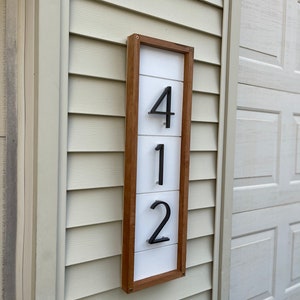 Custom Large Wooden Address Sign - Etsy