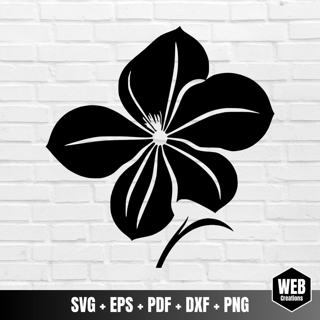 Hibiscus Svg Hibiscus Clip Art Hawaiian Flower Svg Hibiscus Etsy