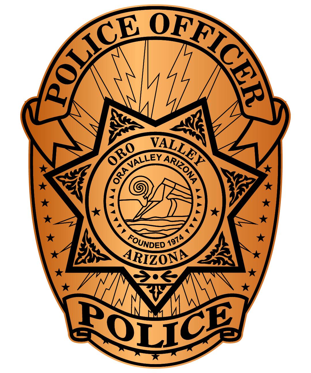 Customizable Oro Valley Police Badge Vector for Crafting Projects - Etsy