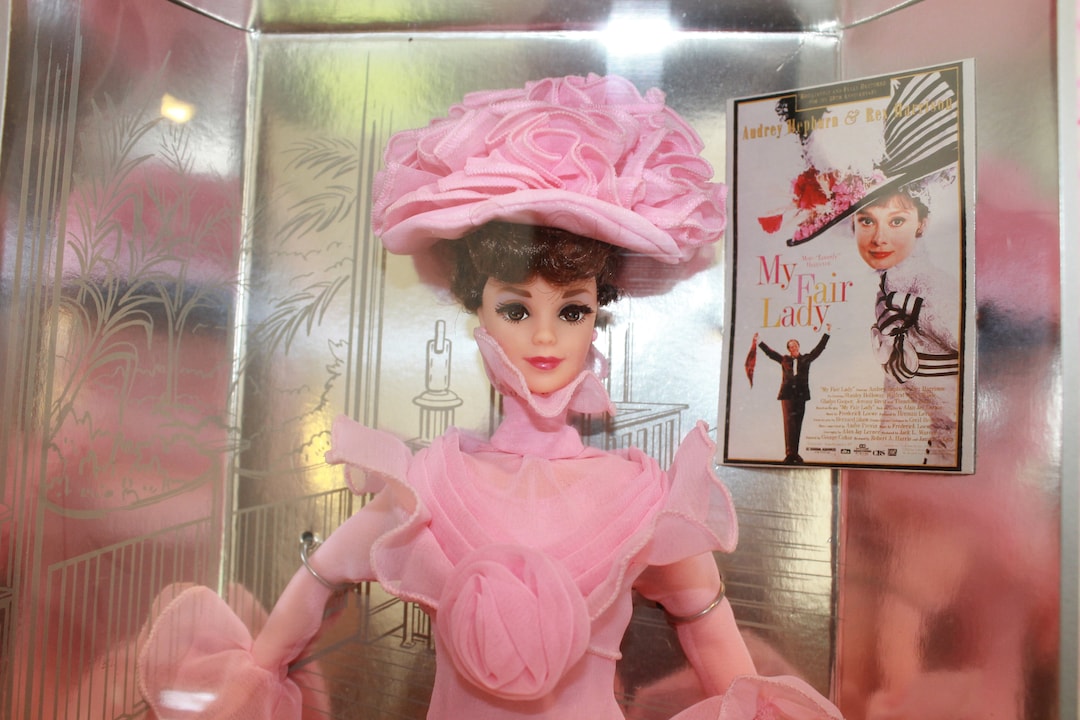 My Fair Lady Barbie as Eliza Doolittle in Sheer Pink Organza - Etsy