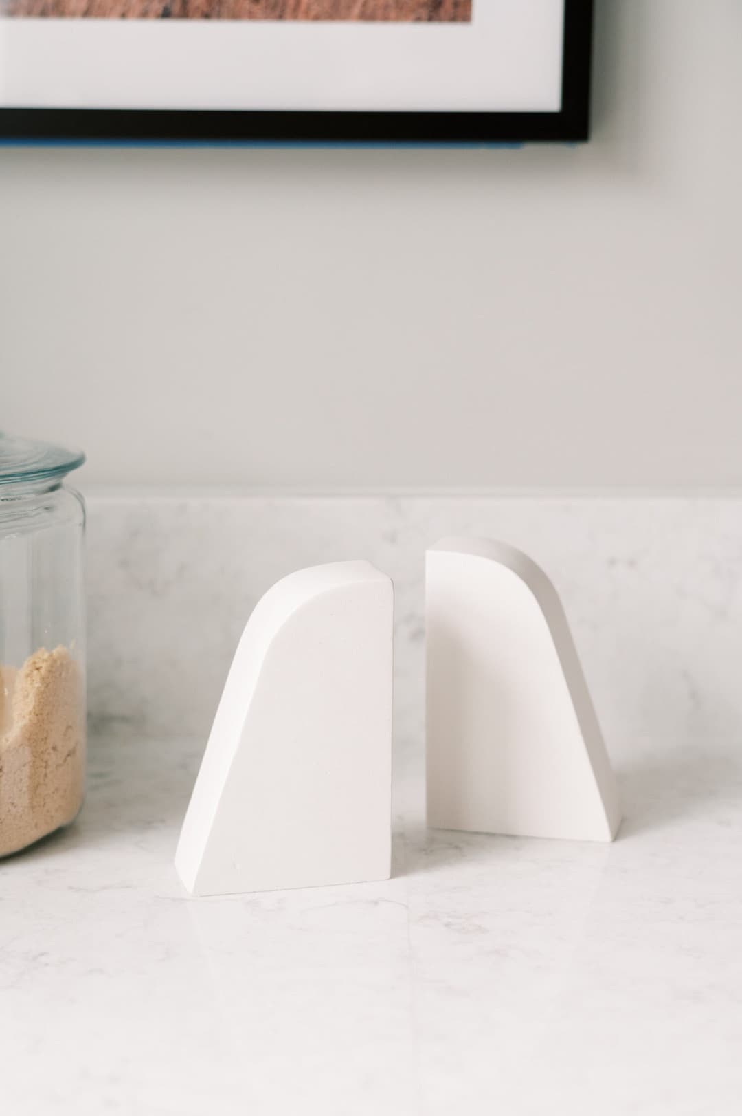 Tall Sloped Modern Bookend - Etsy